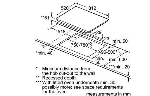 כיריים אינדוקציה 80 ס''מ EX875LEC1E סימנס SIEMENS | כיריים | למטבח