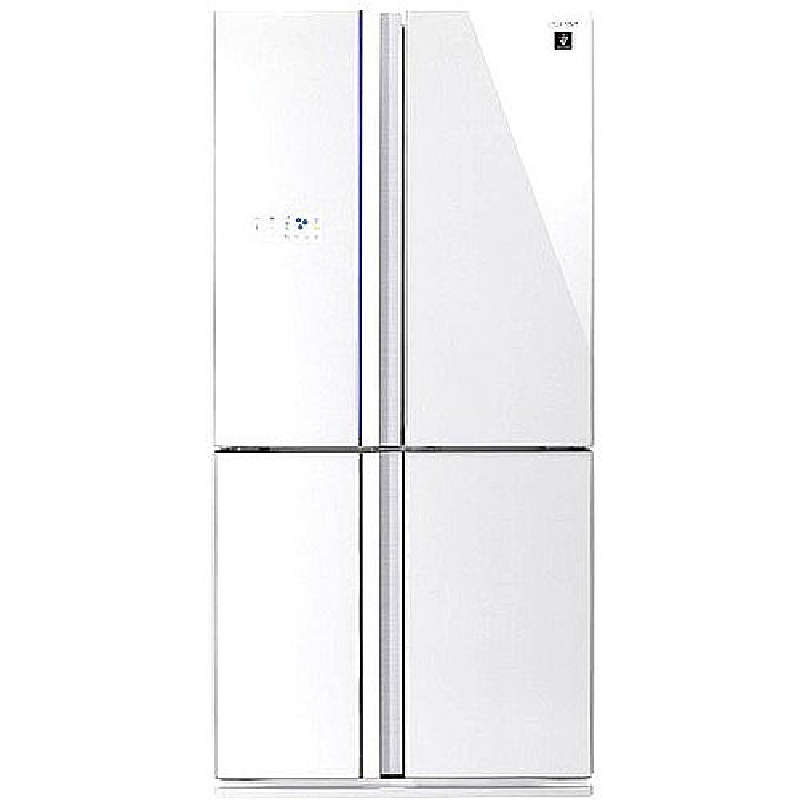 מקרר מקפיא תחתון 4 דלתות SHARP 615 ליטר SJ8620W לבן | מקררים | מקררים ומקפיאים