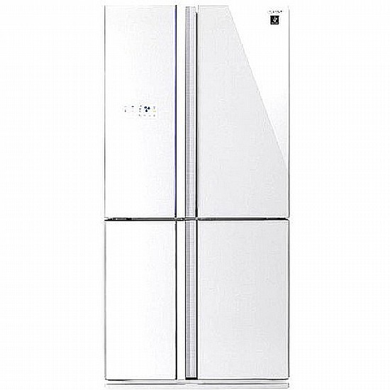 מקרר מקפיא תחתון 4 דלתות SHARP 615 ליטר SJ8620W לבן | מקררים | מקררים ומקפיאים