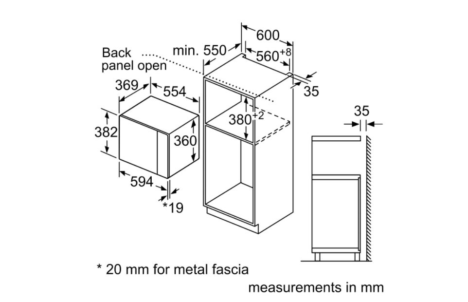 מיקרוגל bosch BFL554MS0 בוש | מיקרוגלים | למטבח