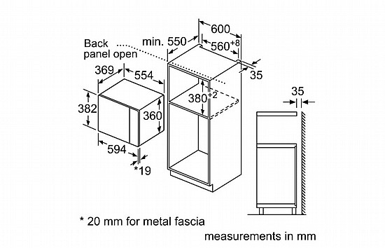 מיקרוגל bosch BFL554MS0 בוש | מיקרוגלים | למטבח