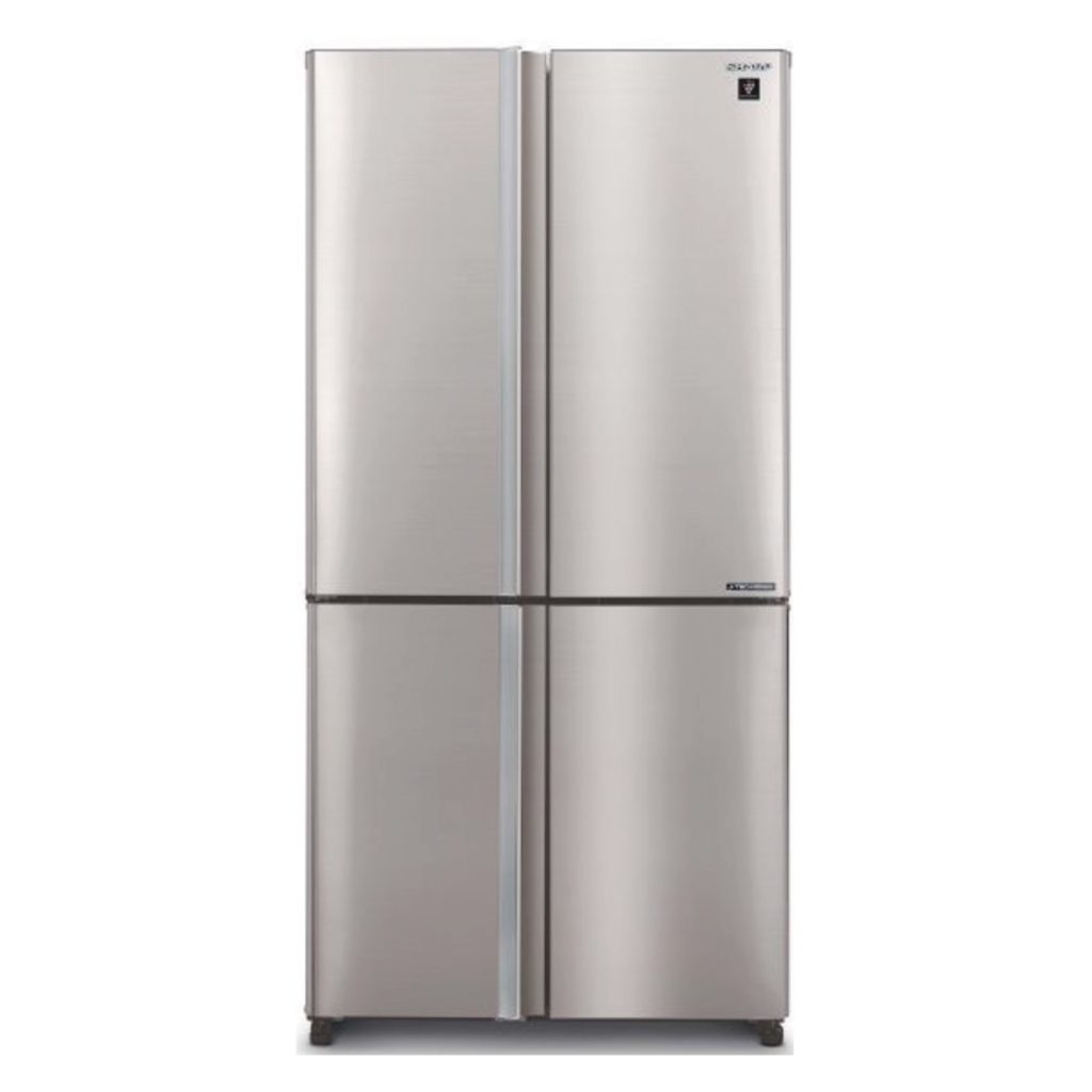 מקרר 4 דלתות 608 ליטר רוחב 89 ס''מ מבית SHARP שארפ דגם SJ-9170SL ...