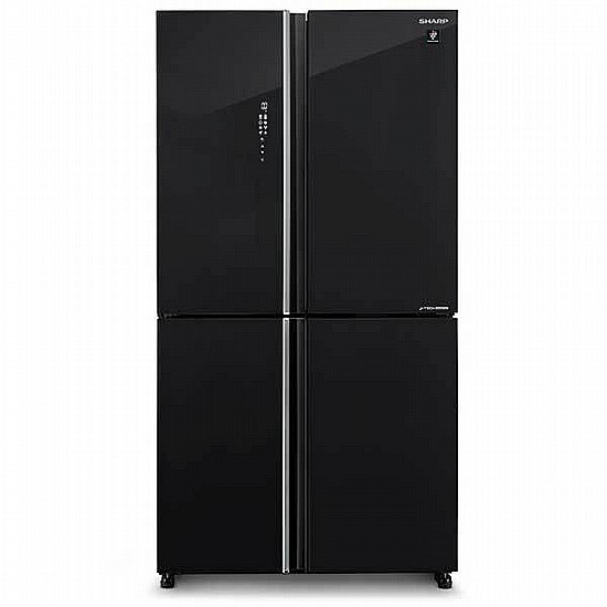 מקרר 4 דלתות בנפח 608 ליטר SJ-9160 נירוסטה/נירוסטה מושחרת רוחב 89 ס''מ