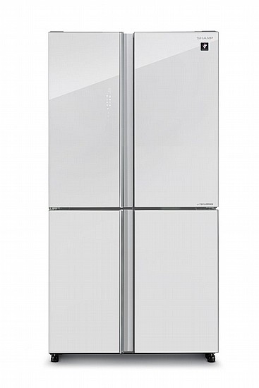 מקרר 4 דלתות 89.2 ס''מ מבית SHARP שארפ 532 ליטר דגם SJ-8590BK/W