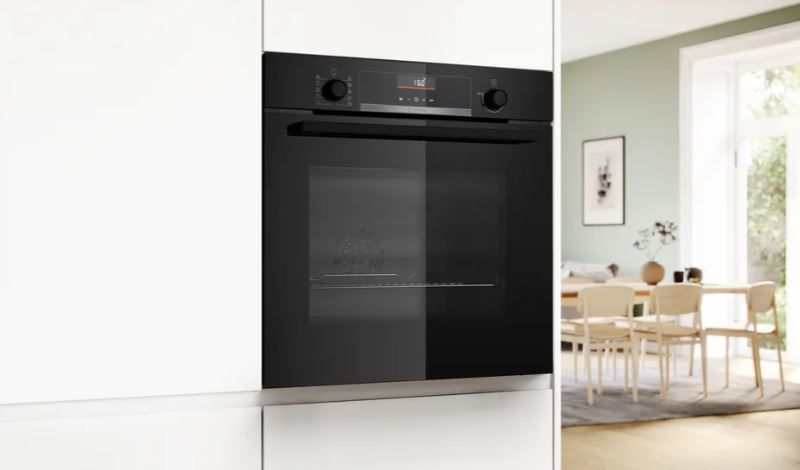 תנור בנוי 71 ליטר בוש Bosch HBG536EB3 שחור - דגם 2025! | תנורי אפייה ...