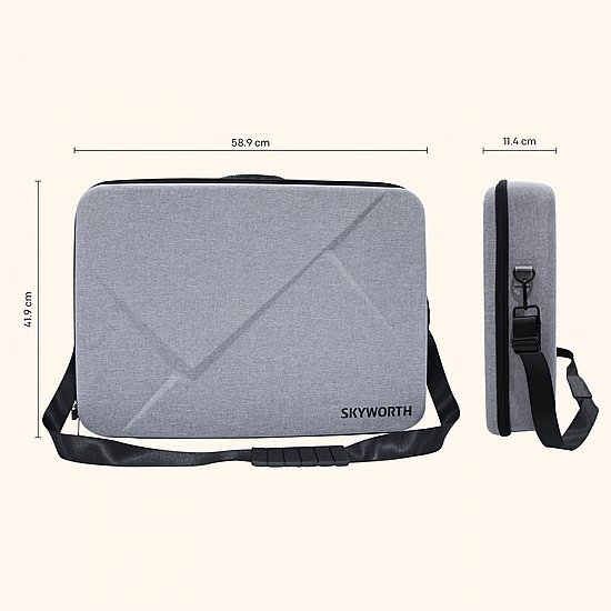 טלוויזיה חכמה ניידת 24 אינץ' FHD Skyworth עם Google TV ו- Dolby Audio''