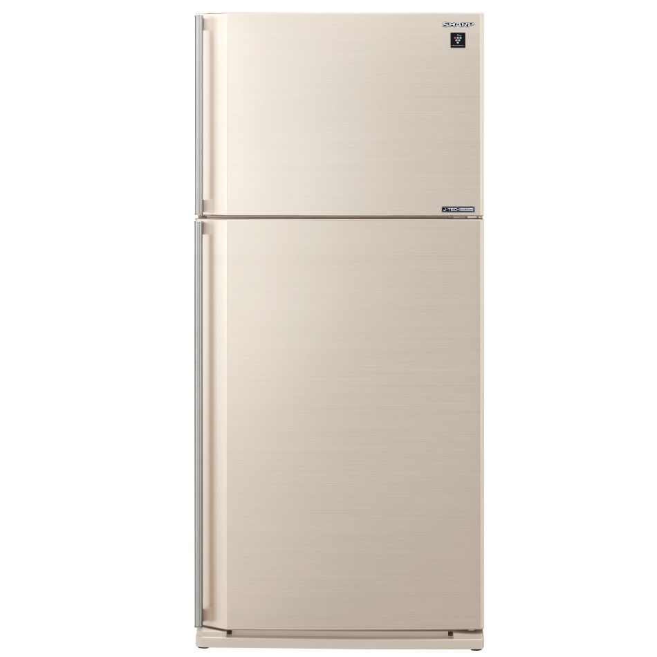 מקרר מקפיא עליון 550 ליטר נטו Sharp SJ-3770-BG צבע בז' | מקררים | מקררים ומקפיאים